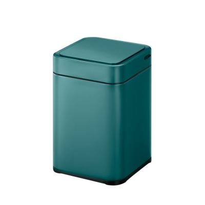 China Square Electric Smart Trash Can Dust Bin With Lid Automatic Induction 2CBM - 50CBM Waste Bin for sale