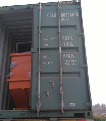 China Heavy Duty Outdoor Stackable Marrel Bin Scrap Metal Skip Bin Large Garbage Bin for sale