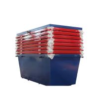 China Construction Waste Disposal Trailer Skip Bin for sale