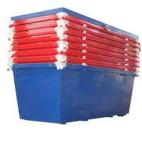 China Construction Waste Disposal Trailer Skip Bin for sale