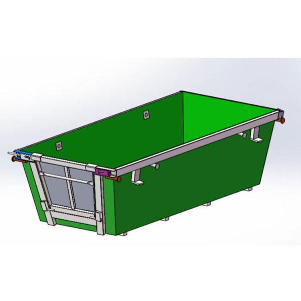 Quality Rubbish 6M Waste Skip Boat Shaped Offshore Boat Skip Sea Waste Oil Drilling for sale