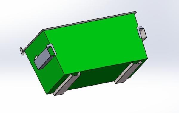 Quality Garbage Management Recycling Front Lift Bin Industrial Waste Skip Dumpster for sale