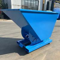 China Standard Quick Release Steel Dumping 2 Cubic Yard Hopper for sale