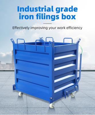 중국 산업용 블루 바닥 덤프 덤퍼 철 채식 상자 판매용