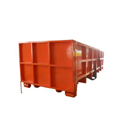중국 15m³ 대형 폐금속 컨테이너 내구성이 뛰어난 산업용 훅 리프트 빈 제조업체 판매용