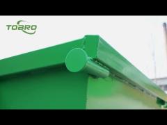 Eco-friendly 6 mètres cubes Sauter les conteneurs poubelles poubelles poubelles de recyclage