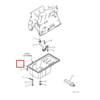 China Excavator PC60-7 Oil pan 6205-21-5150 for sale
