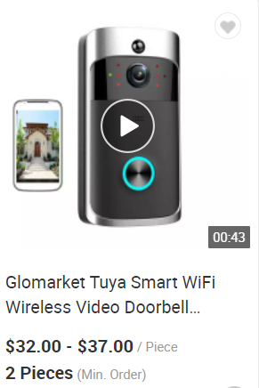 Glomarket Smart Home 8 Gang Wall Switch US Standard Tuya Voice APP Remote Control Wireless Wall Touch Light Switch