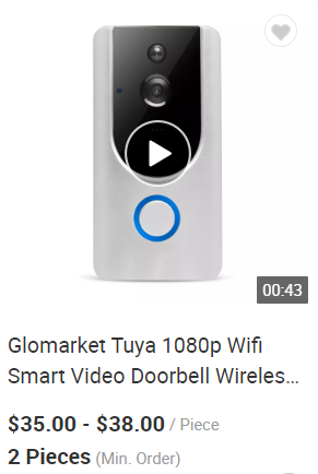 Glomarket Smart Home 8 Gang Wall Switch US Standard Tuya Voice APP Remote Control Wireless Wall Touch Light Switch