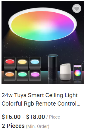 Glomarket Smart Home 8 Gang Wall Switch US Standard Tuya Voice APP Remote Control Wireless Wall Touch Light Switch