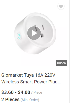 Glomarket Smart Home 8 Gang Wall Switch US Standard Tuya Voice APP Remote Control Wireless Wall Touch Light Switch