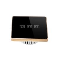 China Glomarket Wifi 3 Gang Smart Switch With Neutral Smart Life Light Wall Touch Switch Controller Support Remote Control for sale