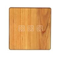 China Glomarket Wifi 3 Gang Smart Switch With Neutral Smart Life Light Wall Touch Switch Controller Support Remote Control for sale