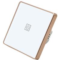 China Glomarket 1 Gang Zigbee Smart Switch Marble No Neutral Smart Wireless Touch Screen Wall Light Switch Bell for sale