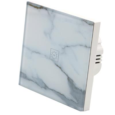 China Glomarket 1 Gang Zigbee Smart Switch Marble No Neutral Smart Wireless Touch Screen Wall Light Switch Bell zu verkaufen