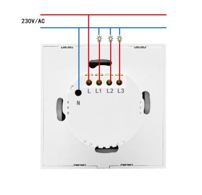 China Glomarket Zigbee Tuya Smart Lamp RF Switch Wireless Wall Touch Power Panel Light Switch Smart Home Appliances Te koop