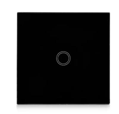 China Glomarket Tuya Wifi 1 Gang Wireless Controller Switch Wall Glass Panel Touch Electrical Interructor With Google Alexa for sale