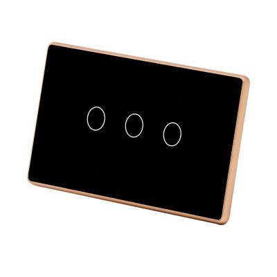 Cina Glomarket 1/2/3/4 Gang Wifi Smart Switch With Neutral Glass Panel Light Dimmer Interruptor Inteligente Switch For Home in vendita