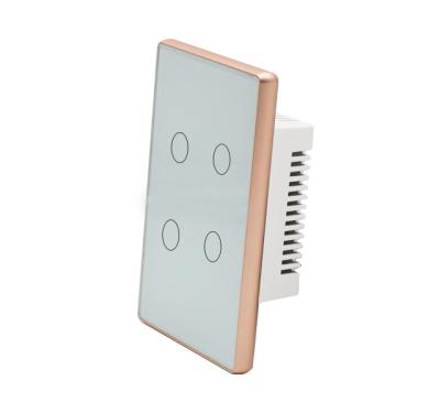 中国 Glomarket Wifi Tuya 1/2/3/4 Gang  Smart Switch No Neutral Smart Life App With Alexa Google Assistant Voice Control 販売のため