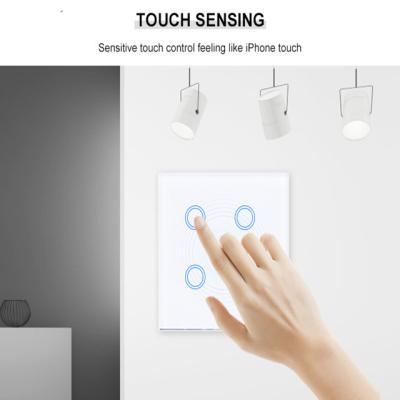 Cina Commutatore astuto Google Alexa di Glomarket Tuya 4 commutatori a distanza della parete di Tuya di tocco dell'OEM del gruppo in vendita