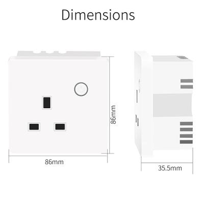 Cina Presa a muro di Glomarket Tuya con la voce di aiuto di Google/controllo di sincronizzazione per lo Smart Home in vendita