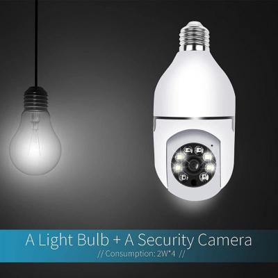 China Tuya Wifi 3mp Bulb IP Camera Full HD Smart Home Security Wireless Camera With Light for sale