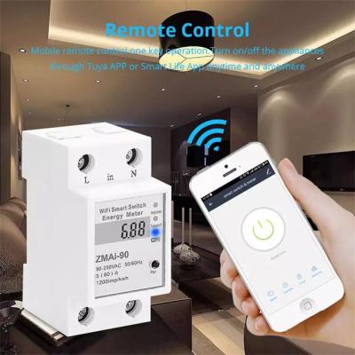 Cina Telecomando LCD astuto del tester di energia di Wifi dell'esposizione del monitoraggio di Tuya in vendita