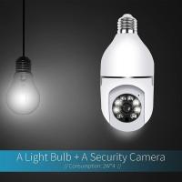 China Smart Auto Tracking Full HD Ip Smart Wireless Indoor Camera With Light Bulb E27 for sale