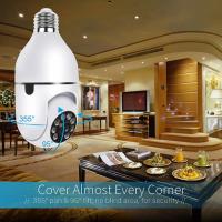 China Smart Auto Tracking Full HD Ip Smart Wireless Indoor Camera With Light Bulb E27 for sale