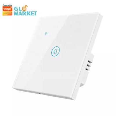 China Smart Water Heater Glass Panel Wall Touch Switch Tuya Smart Home System for sale