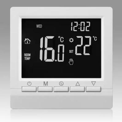 China Programmable Wireless Wifi Smart Thermostats Boiler Floor Water Heating for sale