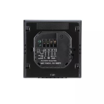 China Color Screen 4.0 Inch Display Smart Room Thermostat Tuya Wifi Underfloor Heating for sale