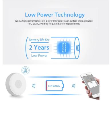 China Tuya Wifi / Zigbee Water Leak Detector Alarm Smart Home Mobile Phone Remote Alarm for sale