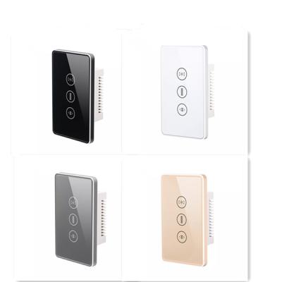 Cina Touch screen standard astuto di WiFi Stati Uniti dell'assistente di Google del commutatore della tenda di controllo di voce in vendita