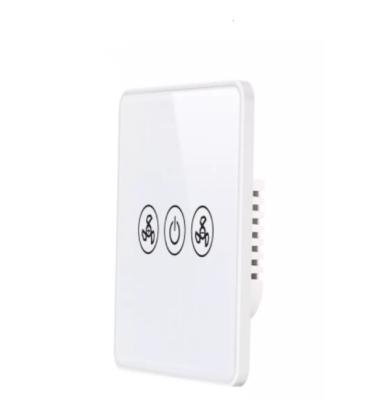 Cina Pannello di vetro della parete standard di tocco degli Stati Uniti del commutatore del fan di Glomarket Tuya Smart Wifi in vendita