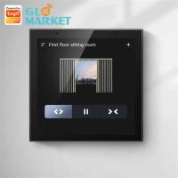 China Wifi Smart Control Panel IR Remote Control Tuya Zigbee Gateway 4 Inches for sale