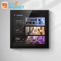 China Wifi Smart Control Panel IR Remote Control Tuya Zigbee Gateway 4 Inches for sale