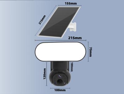 China Smart Floodlight Wifi 4G Camera Solar Security 3MP Motion Tracking Two Way Audio Camera for sale