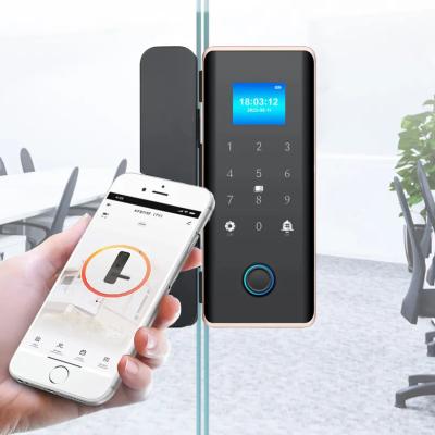Cina La parola d'ordine di vetro dell'impronta digitale della carta di Smart IC della serratura di porta di Wifi Tuya sblocca con il campanello in vendita