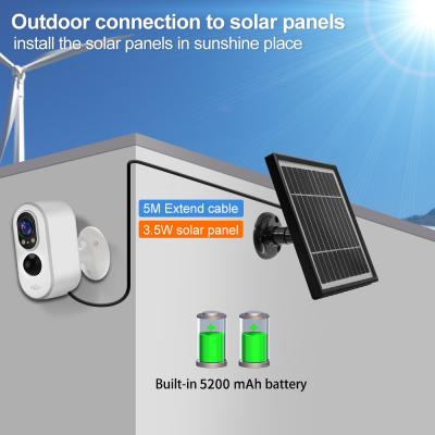Cina Audio solare di potere basso 3MP Camera Two Way di Glomarket Smart Tuya Wifi/4G in vendita