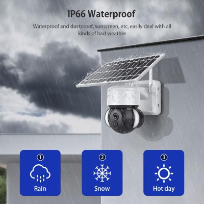 Cina Proiettore a batteria solare PTZ Smart Camera 4G/Wifi Ubox 4MP IR/Color Night Version in vendita