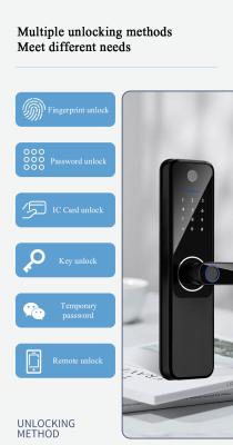 Cina Chiusura porta con impronte digitali intelligenti Tuya Smart App Chiocciola dell'occhio di gatto in vendita