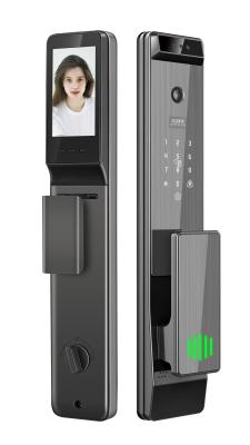 China Glomarket Tuya Digital Smart Lock Sistema biométrico totalmente automático Segurança Impressão digital 3D Reconhecimento facial Password Fechadura de porta à venda
