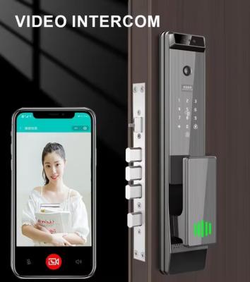 China Glomarket Tuya Digital Smart Lock Sistema biométrico totalmente automático Segurança Impressão digital 3D Reconhecimento facial Password Fechadura de porta à venda