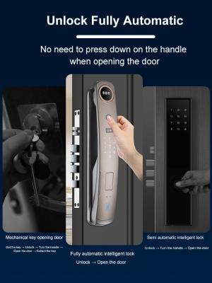 China Glomarket 3d Face Recognition Smart Door Lock With Camera Digital Fingerprint Fully Automatic Security Locks for sale