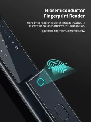中国 Glomarket ワイヤレス バイオメトリック 指紋セキュリティ 完全自動 スマートロック デジタル パスワード カード キーロック カメラ付き 販売のため