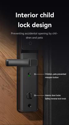 China Glomarket Tuya Wifi Smart Lock Aluminum Wooden Door Face Recognition Palmprint Biometric Fingerprint Digital Smart Lock for sale