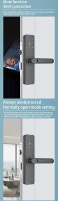 China Glomarket Apartment Room Lock Fingerprint Smart Door Lock Ble Password Keyless App Control Digital Door Locks for sale