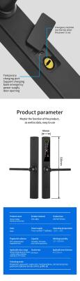 Cina Glomarket Broken Bridge Smart Lock High-end Intelligence Zinc Alloy Tuya Wifi Fingerprint Waterproof Door Lock in vendita