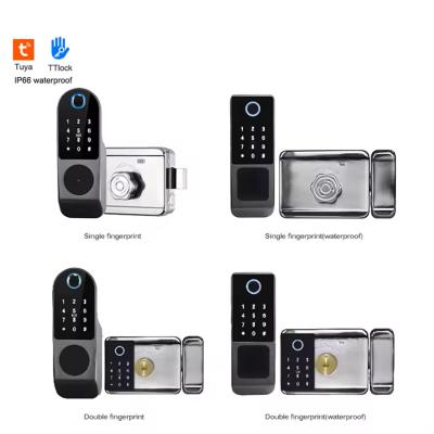 中国 グロマーケット ツヤ 防水 デジタル TTロック リモートロック 双面指紋 スマートロック 販売のため